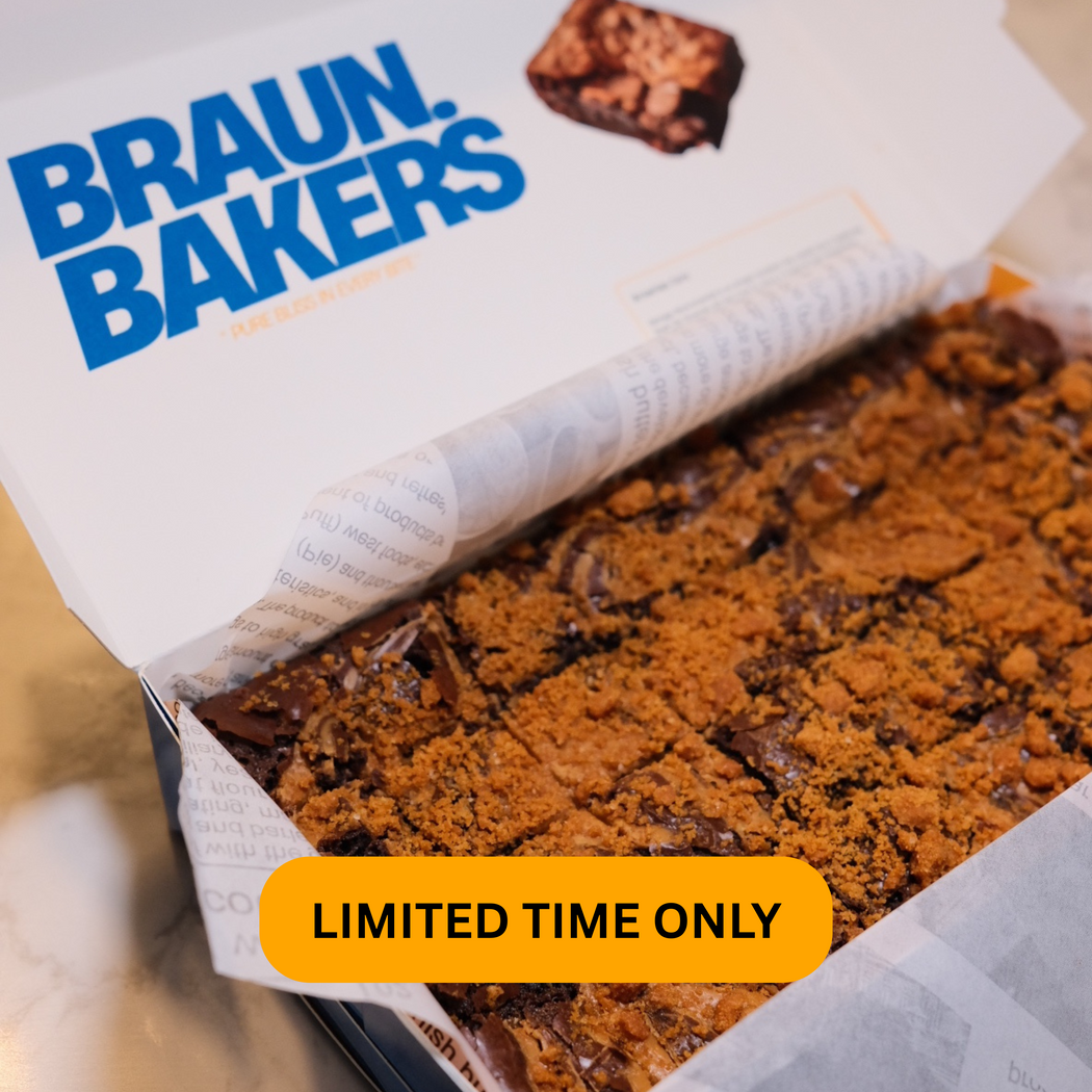 Biscoff Crunch Brownies – Braun Bakers